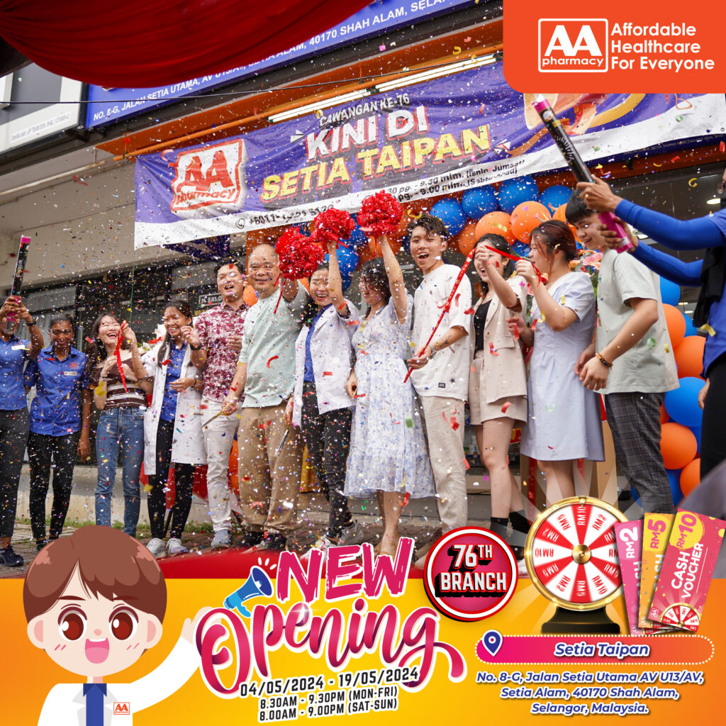 Grand Opening – [76th Branch] AA Pharmacy Setia Taipan | AA Pharmacy ...