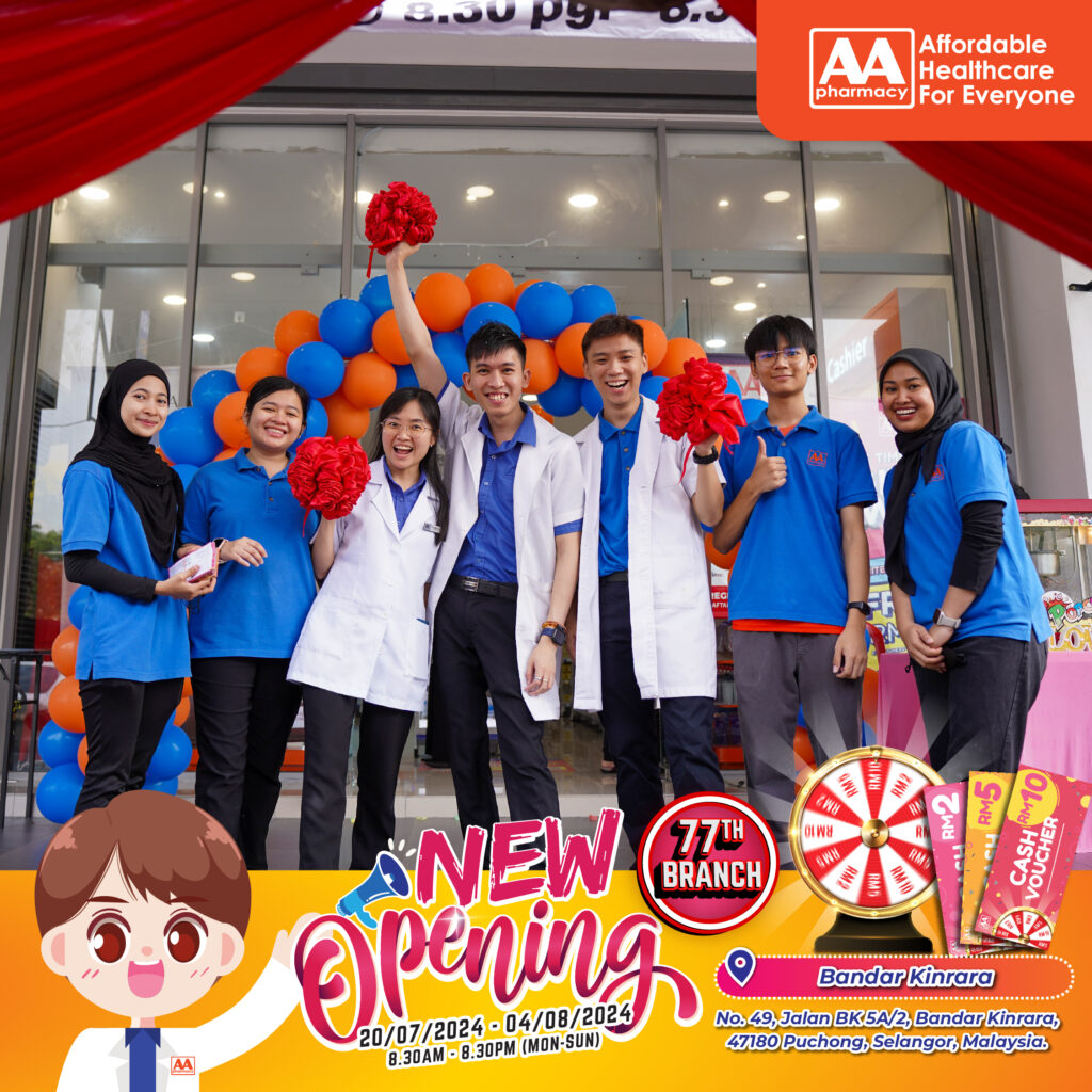 Grand Opening – [77th Branch] AA Pharmacy Bandar Kinrara | AA Pharmacy ...